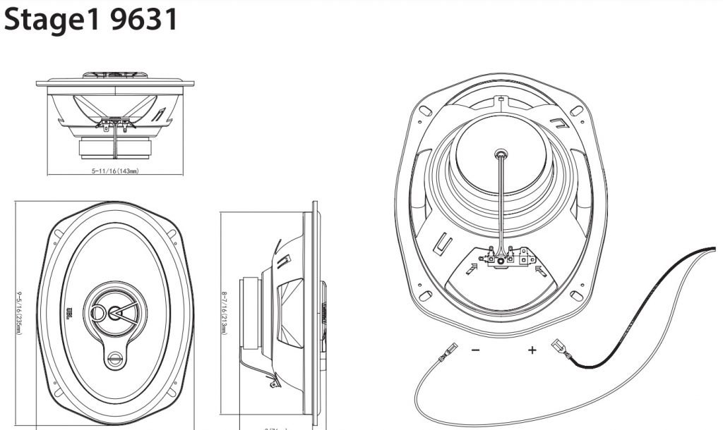 Juego De Bocinas 6 X 9 Jbl Modelo: Stage1 9631 – JBL – Infinity