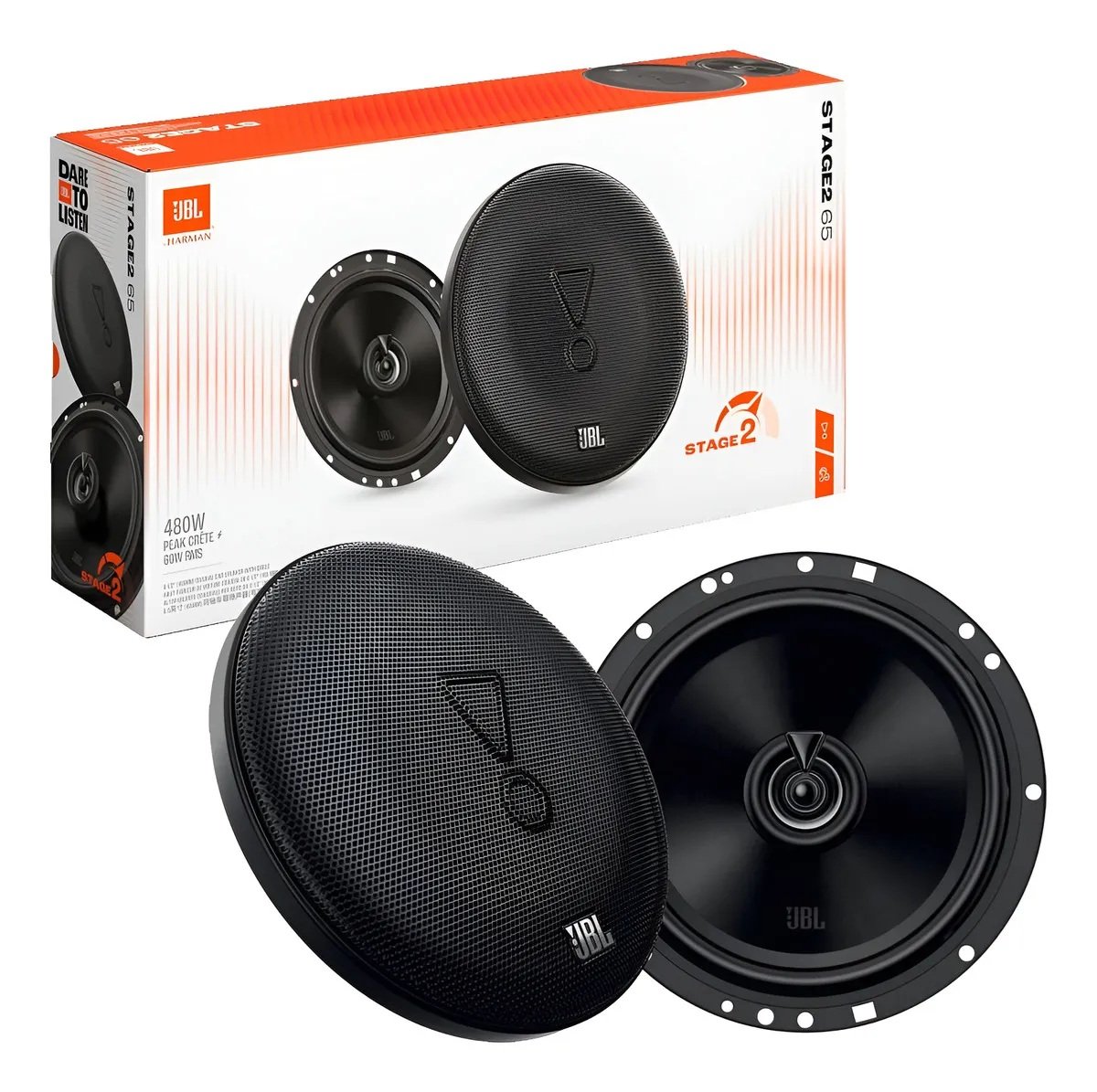 Bocinas Jbl Para Auto Stage2 65 Gen 2 6.5 Pulgadas 480w Máx Color Negro – JBL – Infinity